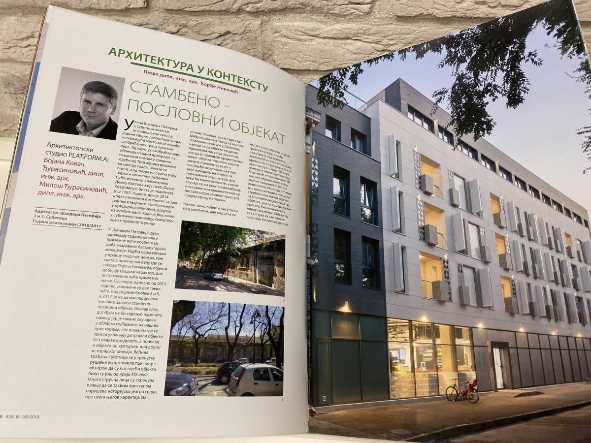 DG company in an eminent architectural magazine - DG Company